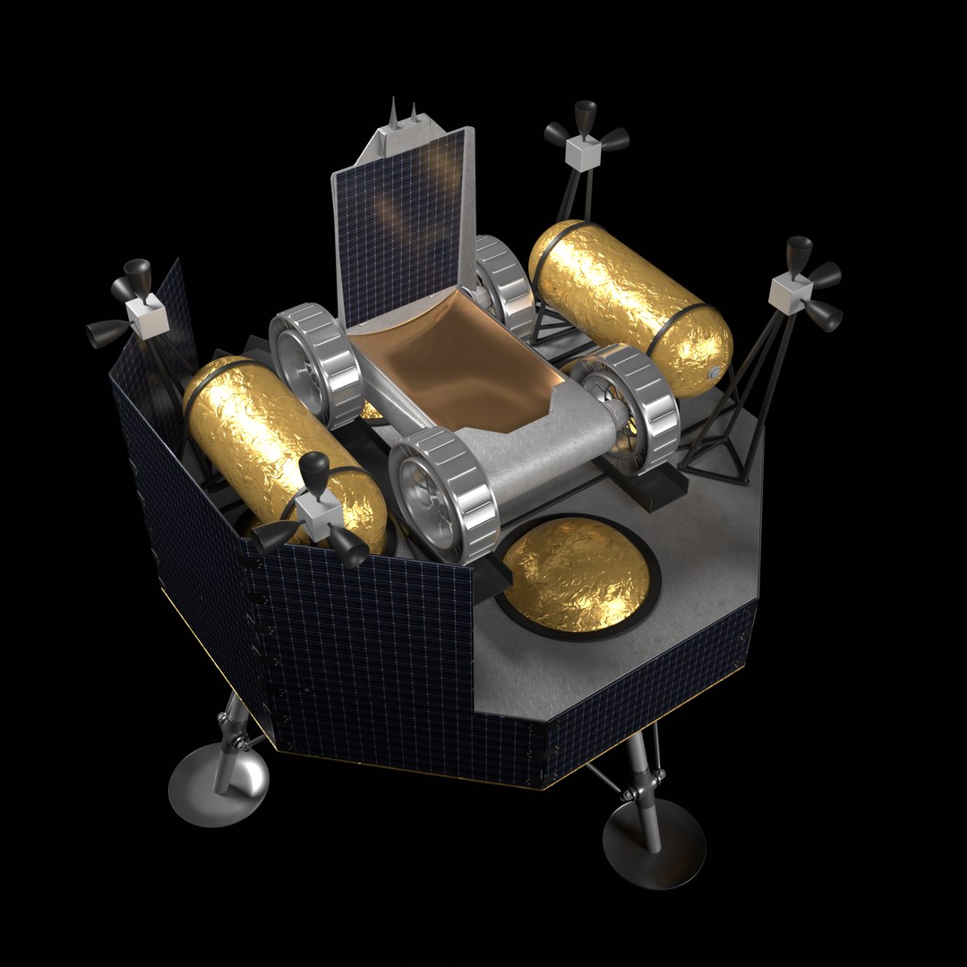 3D Astrolab Flip Rover - TurboSquid 2397170