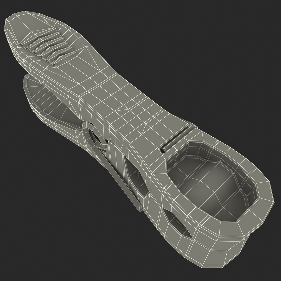 3d model clothespin v4