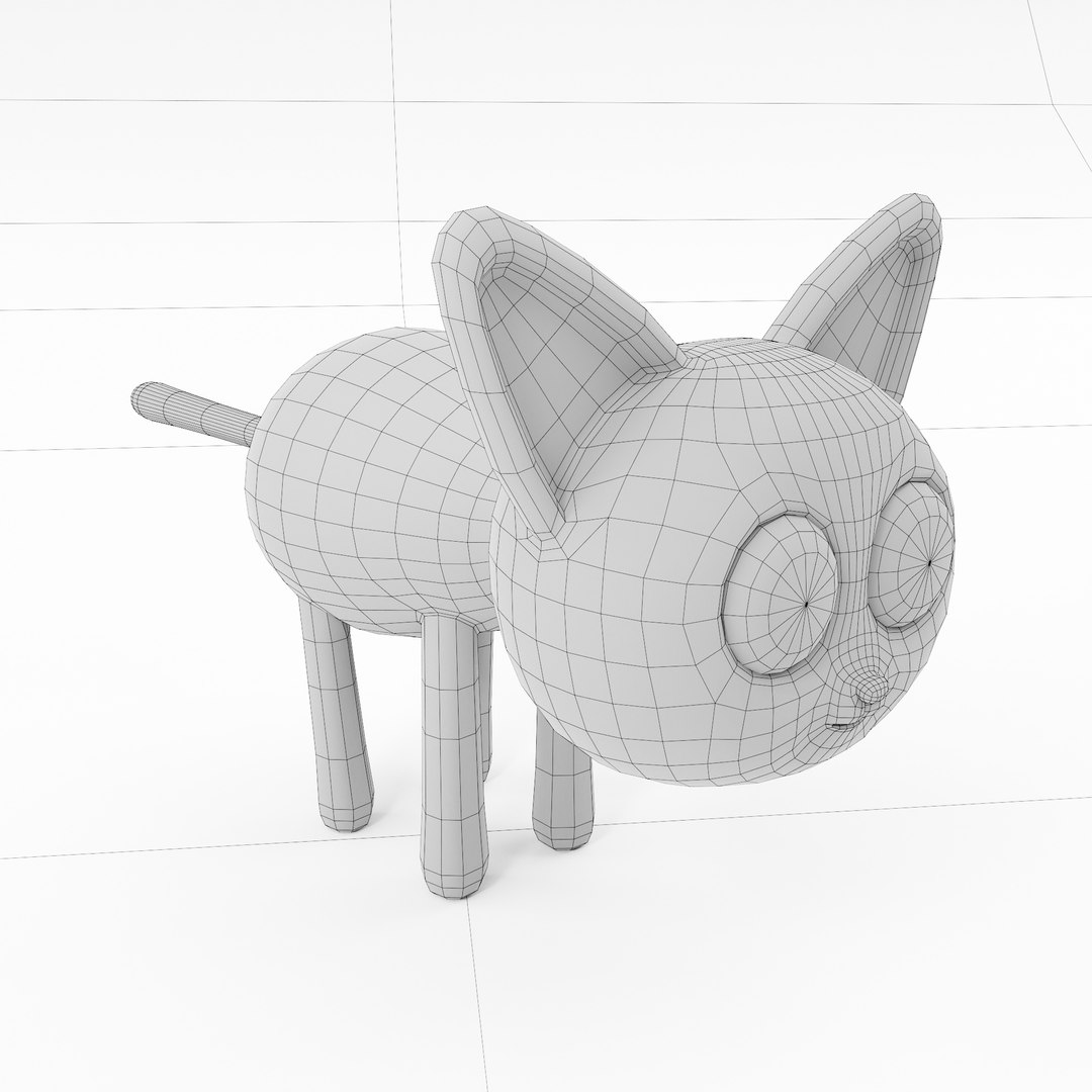 Cartoon Cat 3d Model 3D - TurboSquid 1996904