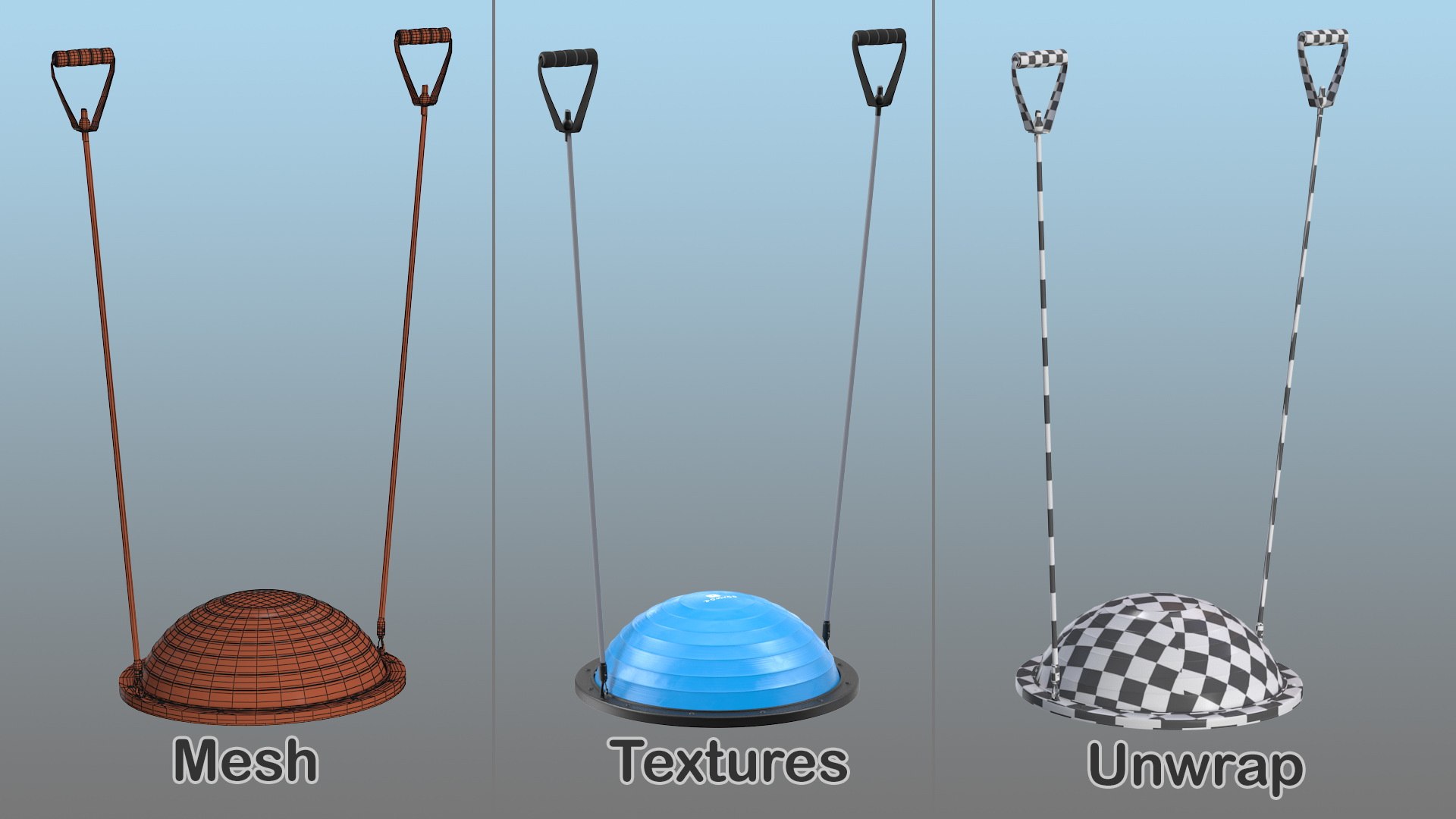 3D Model Domyos Home Balance Trainer - TurboSquid 1618661