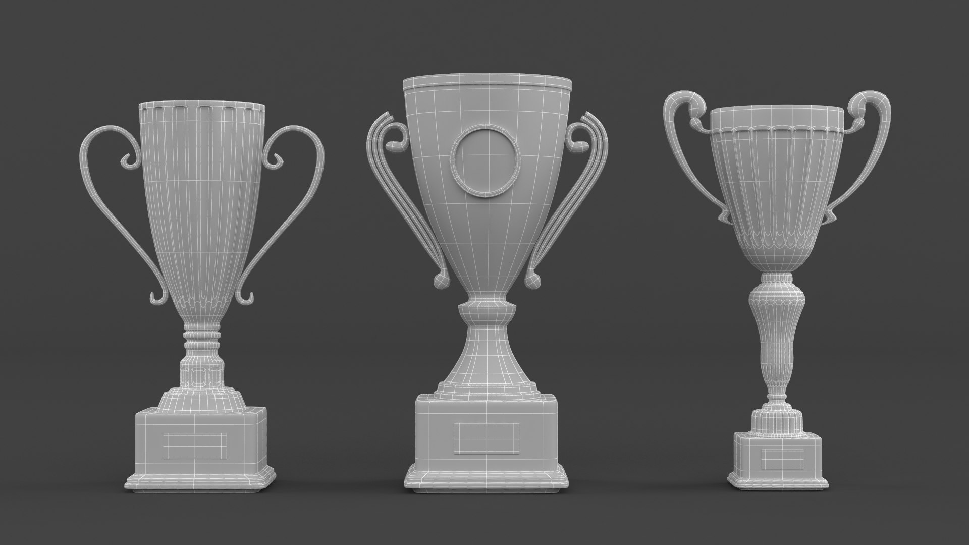 Trophy Cups model - TurboSquid 2134464