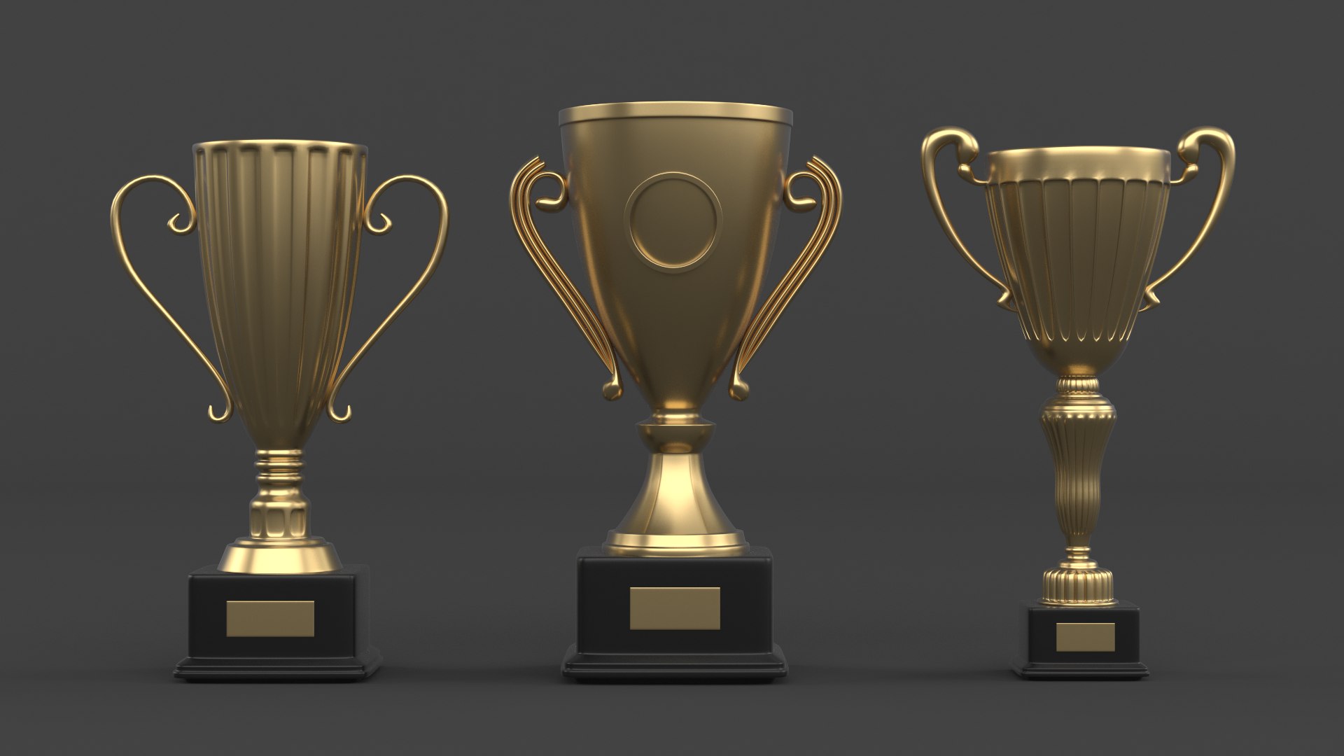 Trophy Cups model - TurboSquid 2134464