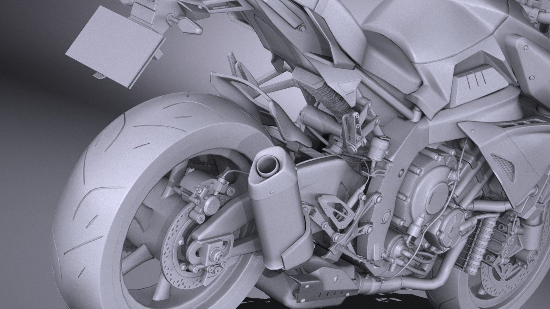 Yamaha Mt-10 2017 3d Max