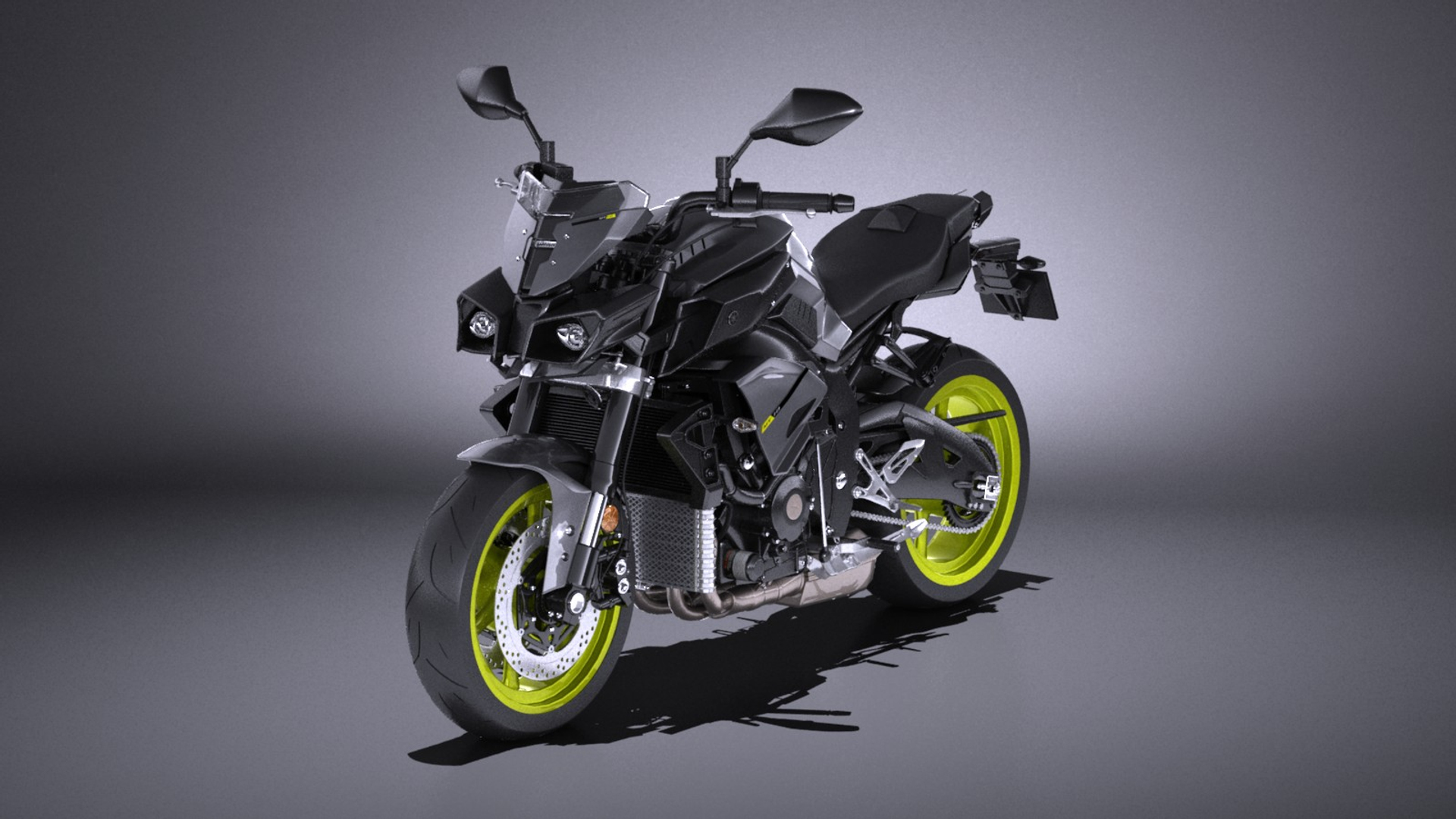 Yamaha Mt-10 2017 3d Max