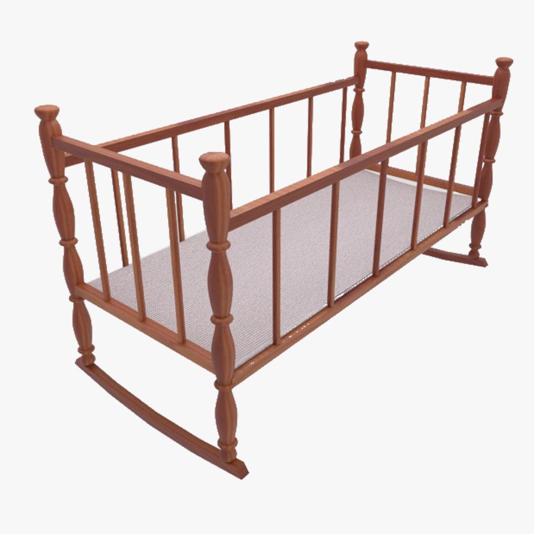 3D Baby crib - TurboSquid 2084052