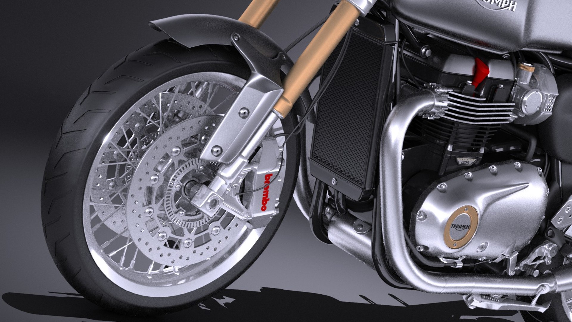 3d Model Triumph Thruxton R