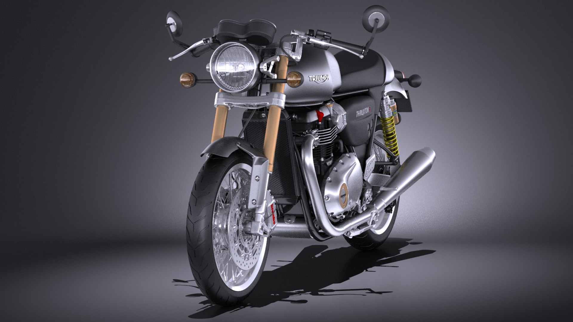 3d Model Triumph Thruxton R
