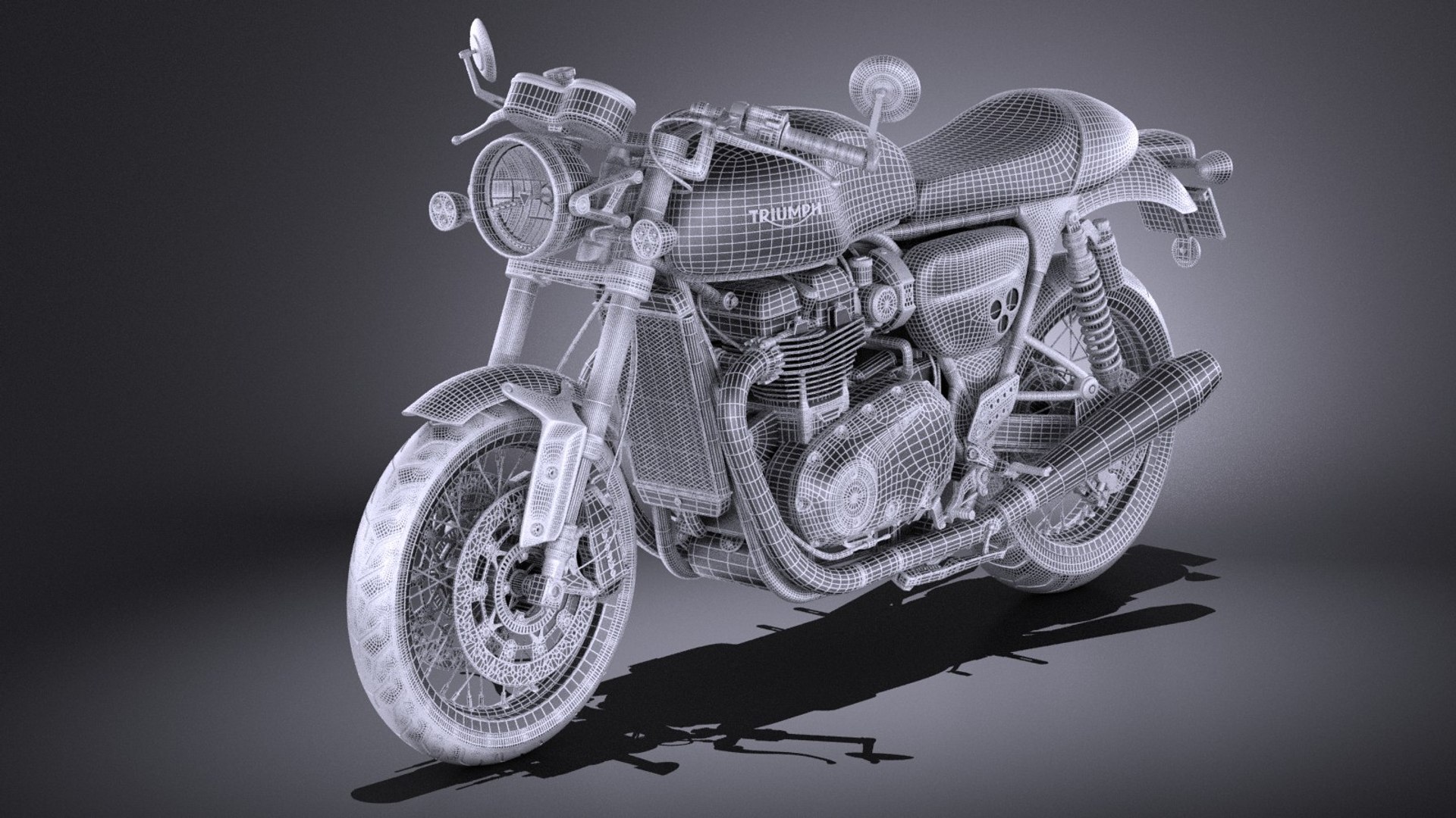 3d Model Triumph Thruxton R
