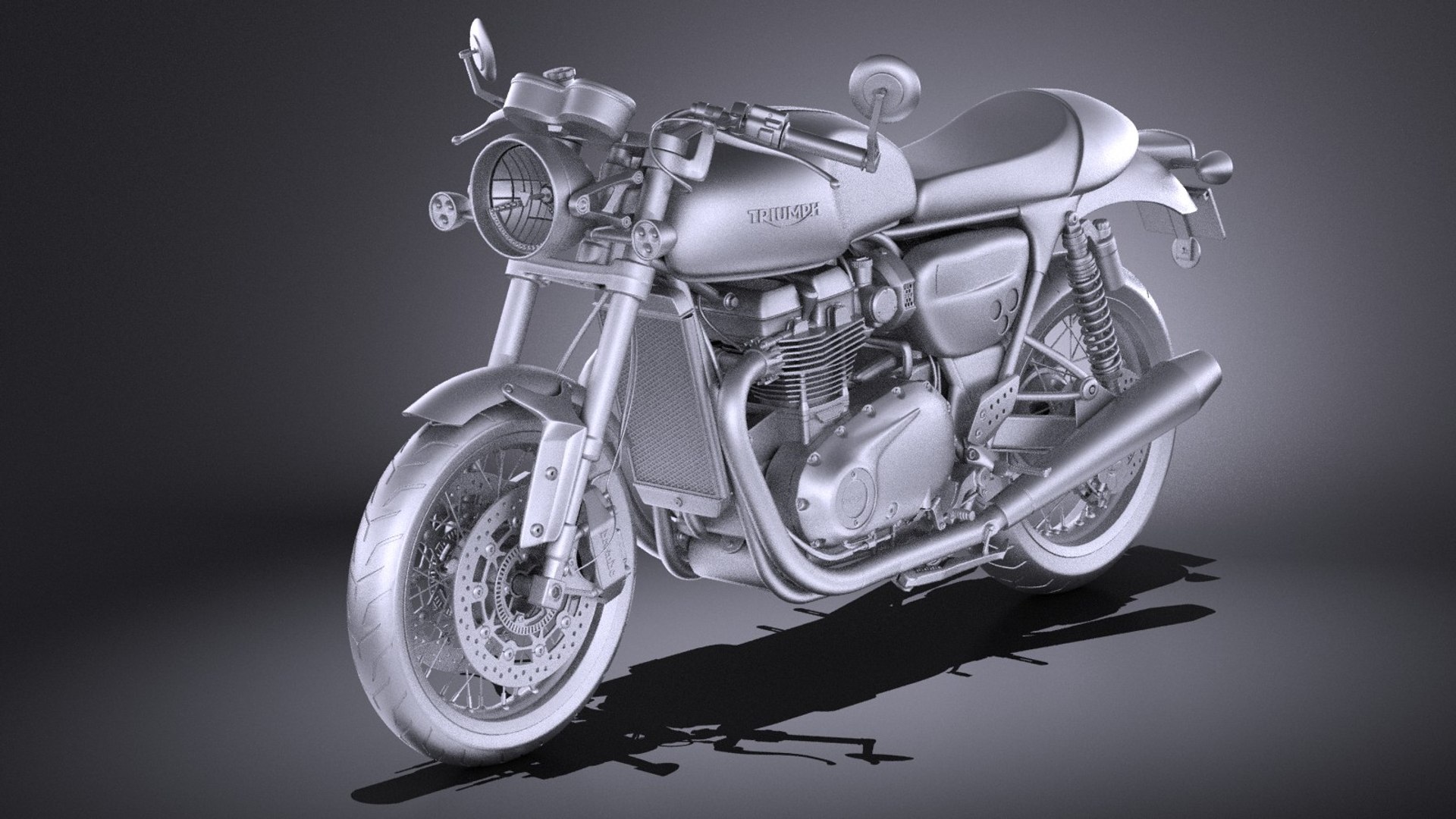 3d Model Triumph Thruxton R