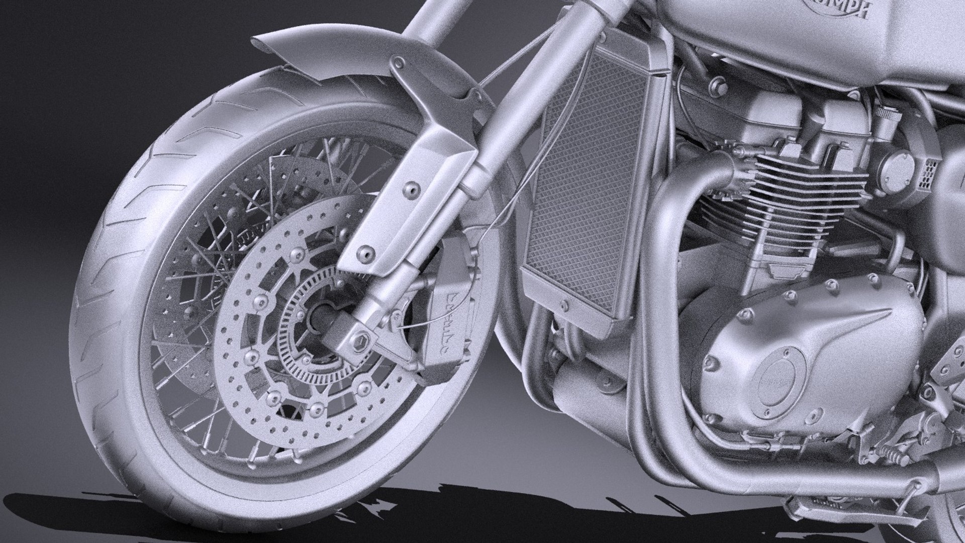 3d Model Triumph Thruxton R