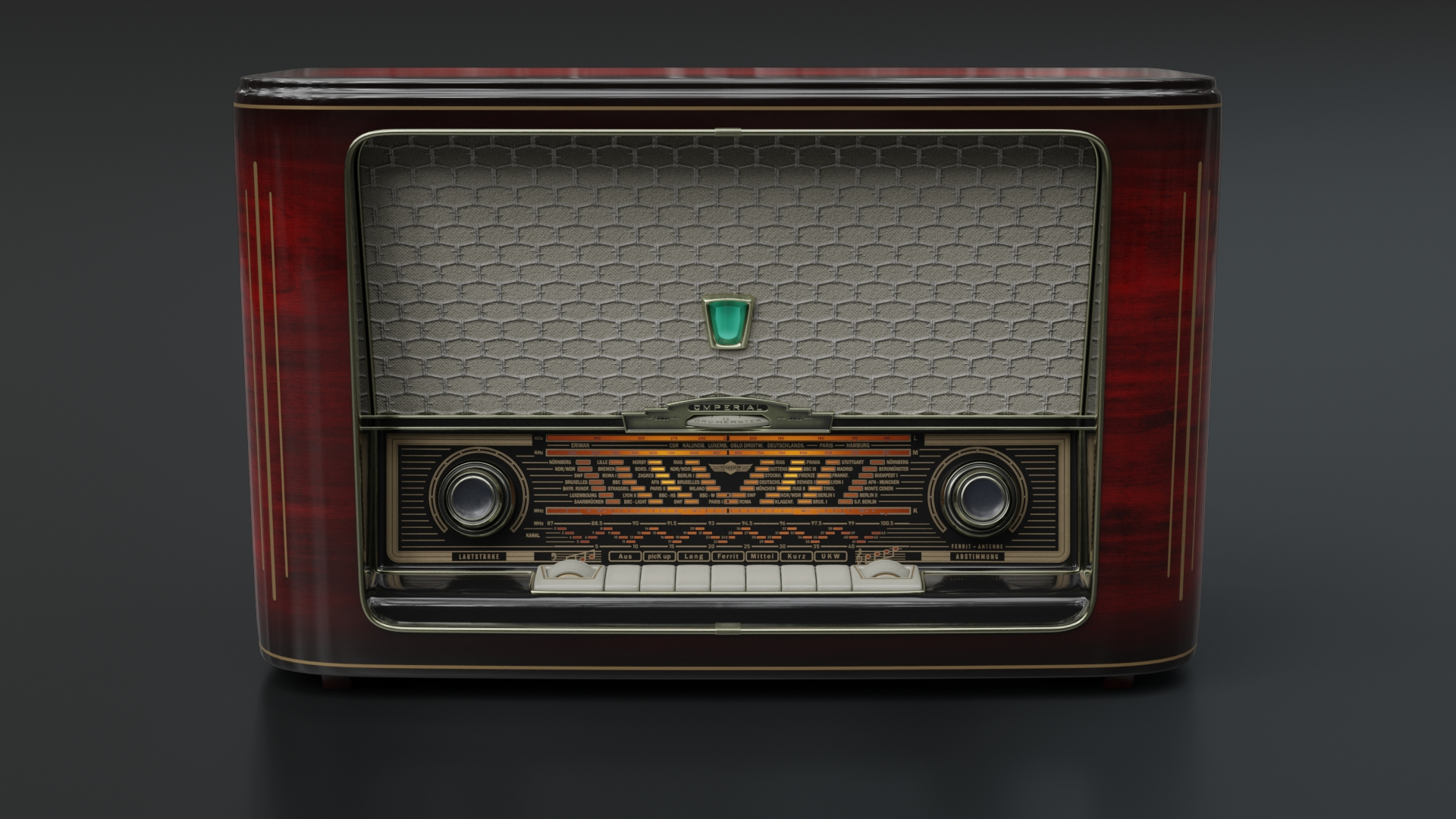 Vintage Radio 3D Model - TurboSquid 2220520