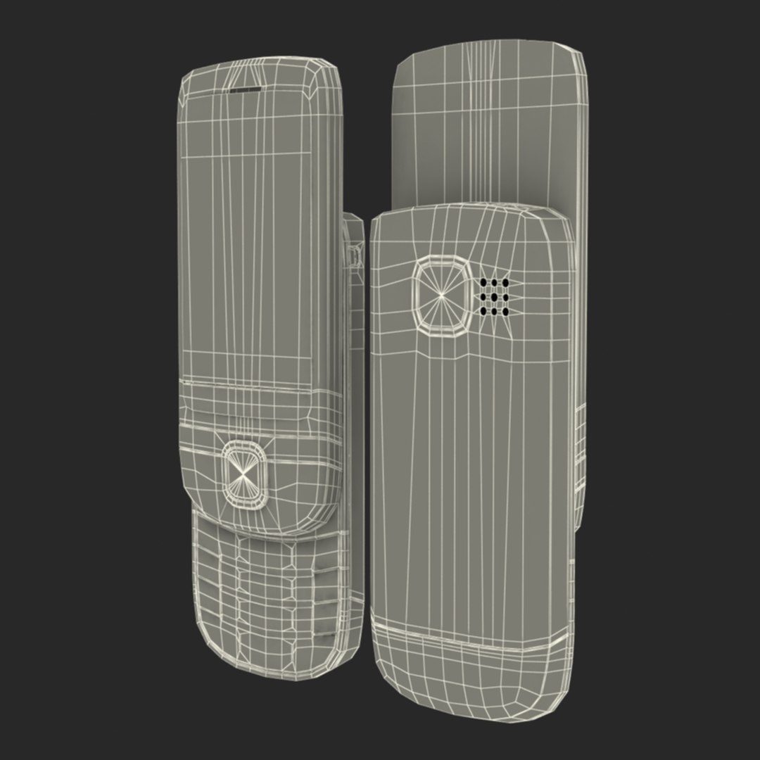 3d Nokia C2 05 Pink Model