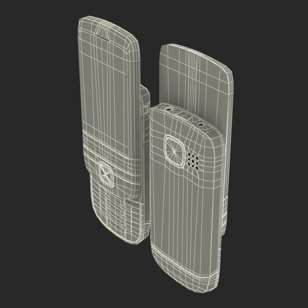 3d Nokia C2 05 Pink Model