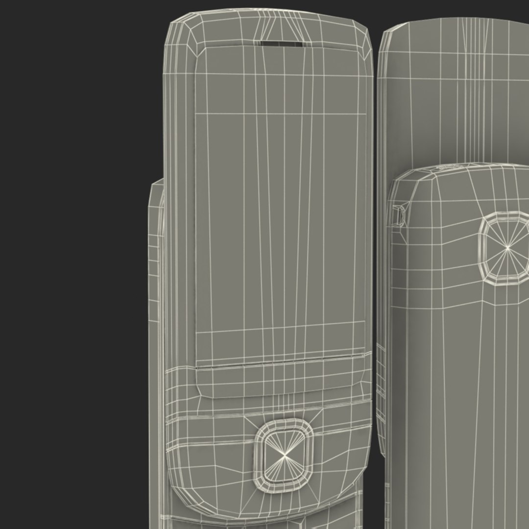 3d Nokia C2 05 Pink Model