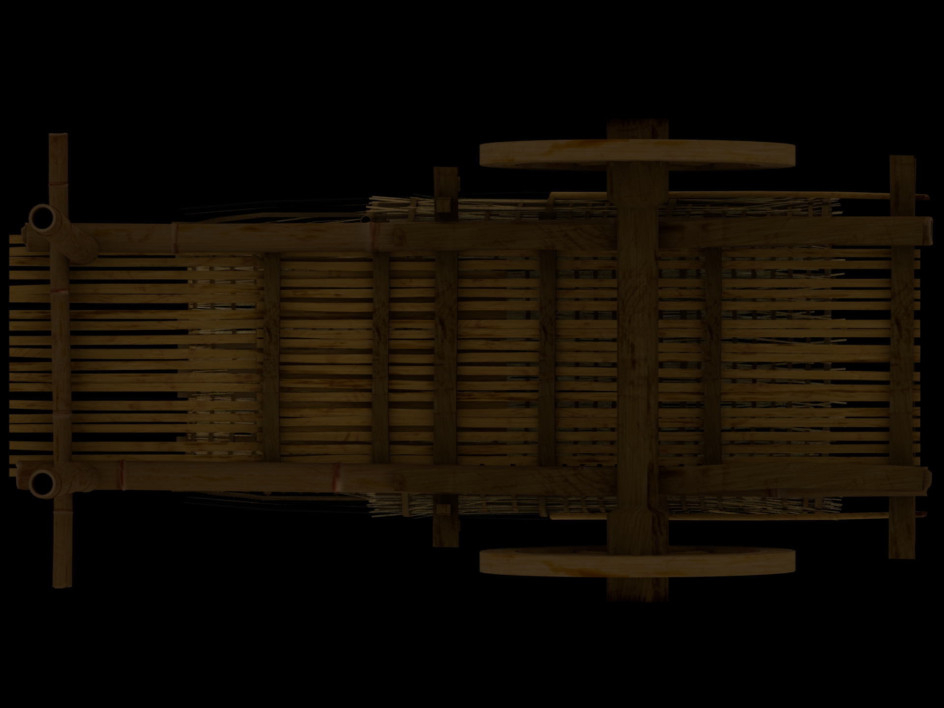 3D Indian Bullock Cart model - TurboSquid 1815449