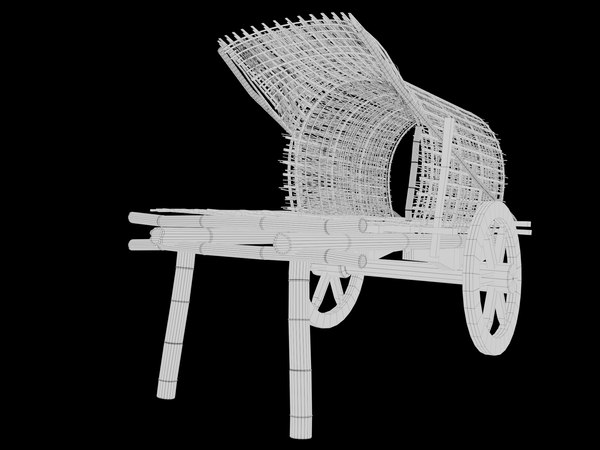 3D Indian Bullock Cart model - TurboSquid 1815449