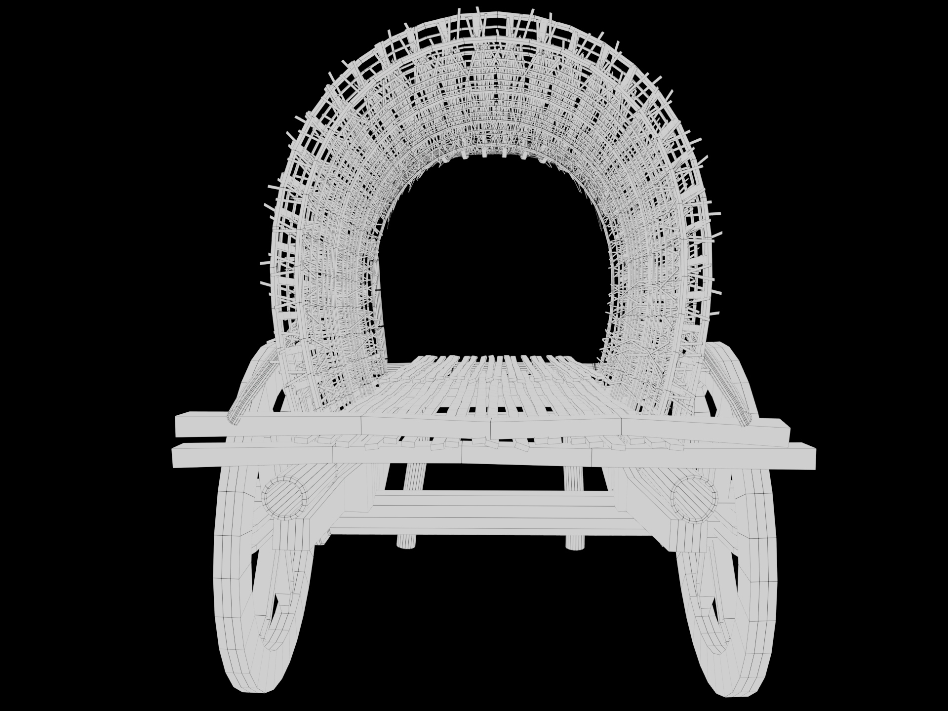 3D Indian Bullock Cart model - TurboSquid 1815449