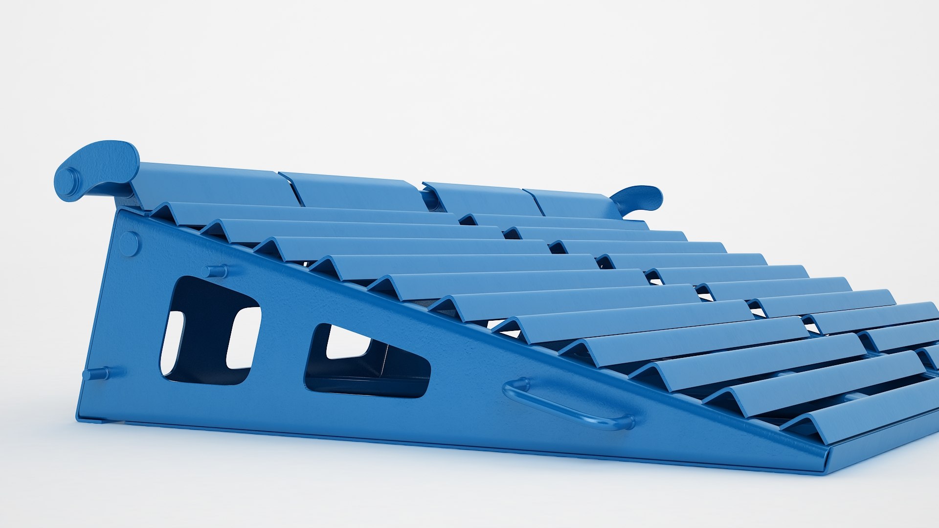 3D Gooseneck Pickup Truck Trailer Ramp 03 - TurboSquid 2394862