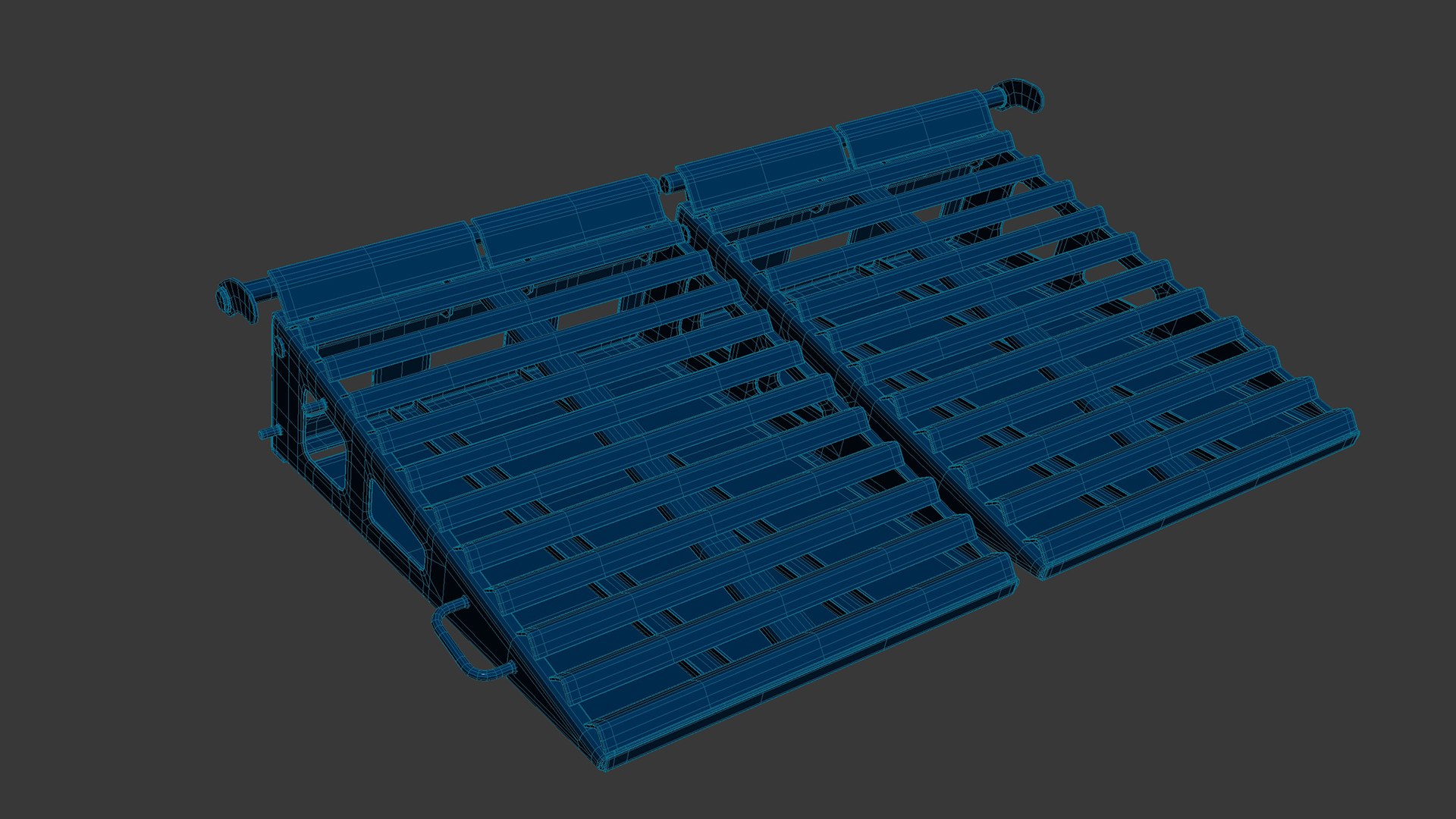 3D Gooseneck Pickup Truck Trailer Ramp 03 - TurboSquid 2394862