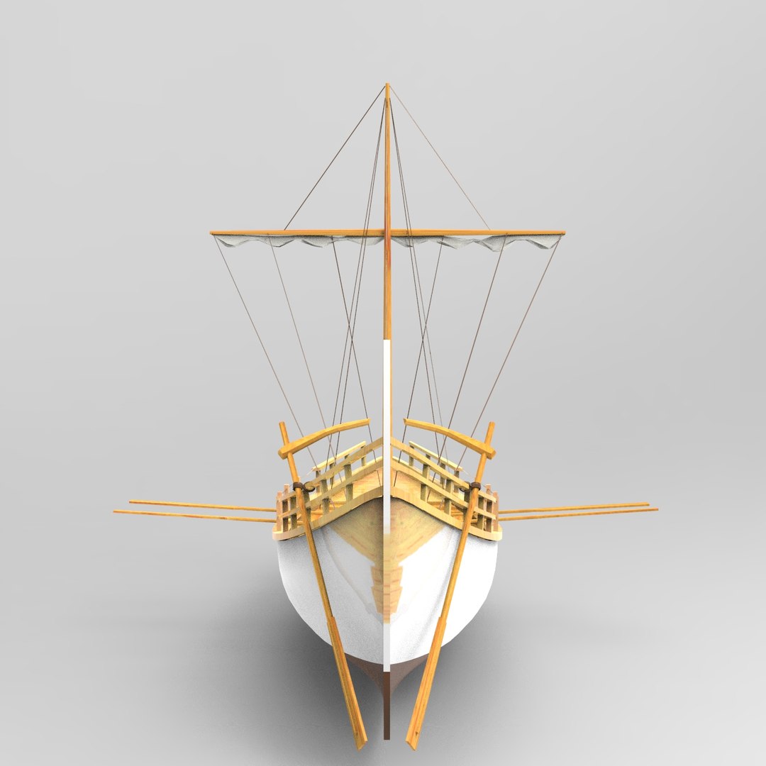 3D Ancient Egyptian Boat Model - TurboSquid 1569510