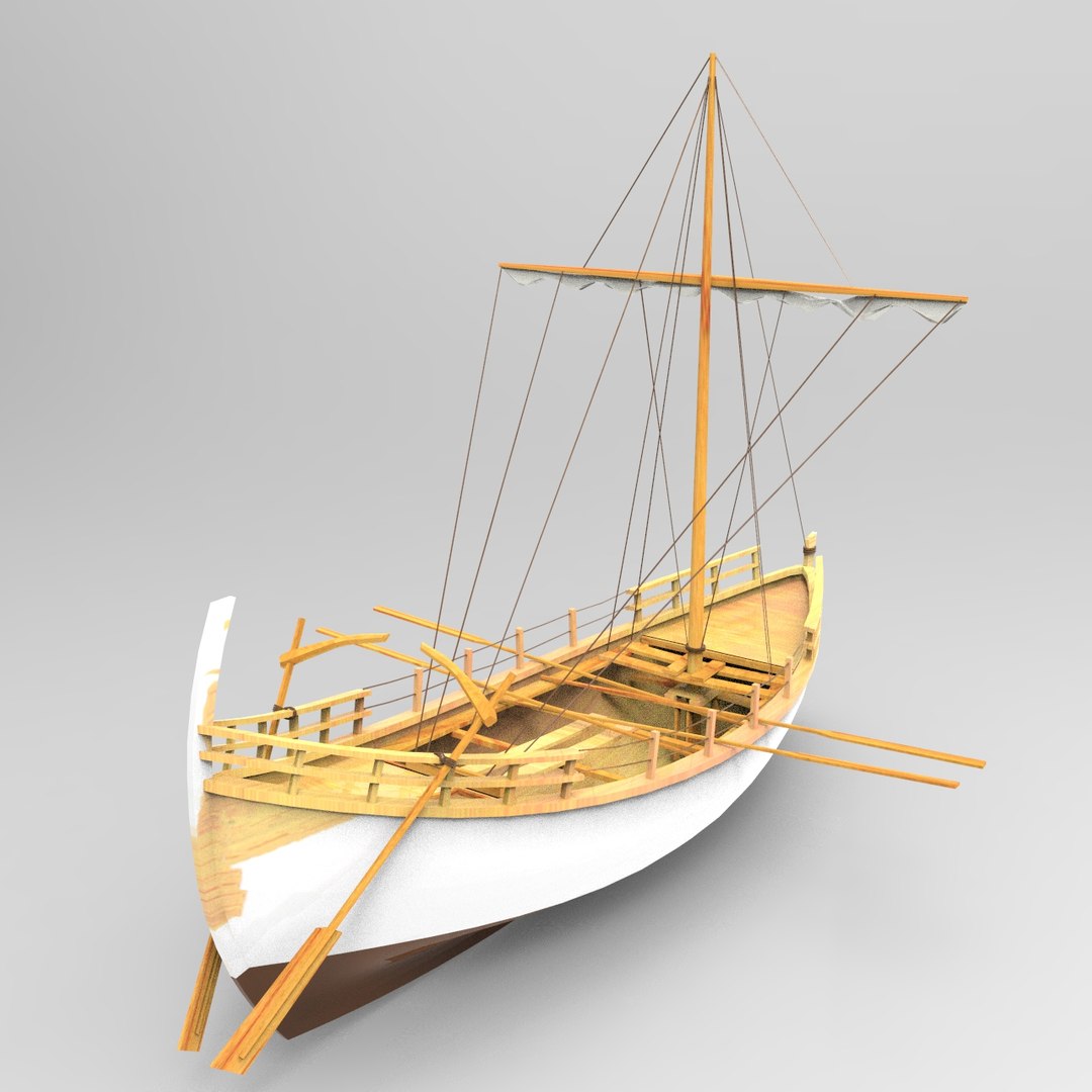3D Ancient Egyptian Boat Model - TurboSquid 1569510