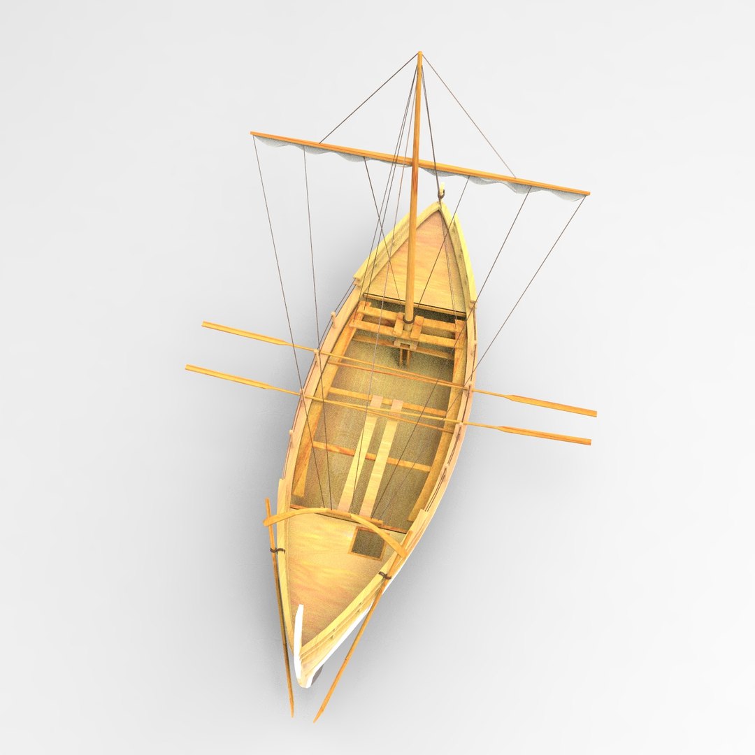3D Ancient Egyptian Boat Model - TurboSquid 1569510