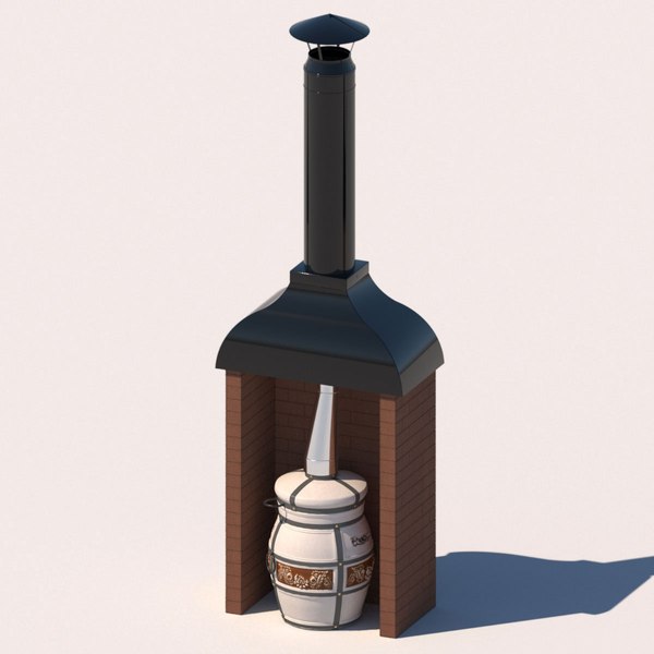 3D model Brick Barbecue Modular BBQ Set - TurboSquid 1923515