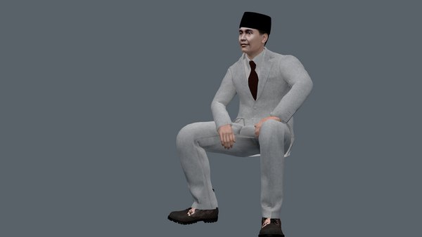 modelo 3d SOEKARNO - TurboSquid 2227837