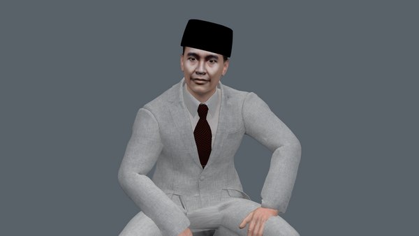 modelo 3d SOEKARNO - TurboSquid 2227837