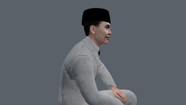 modelo 3d SOEKARNO - TurboSquid 2227837