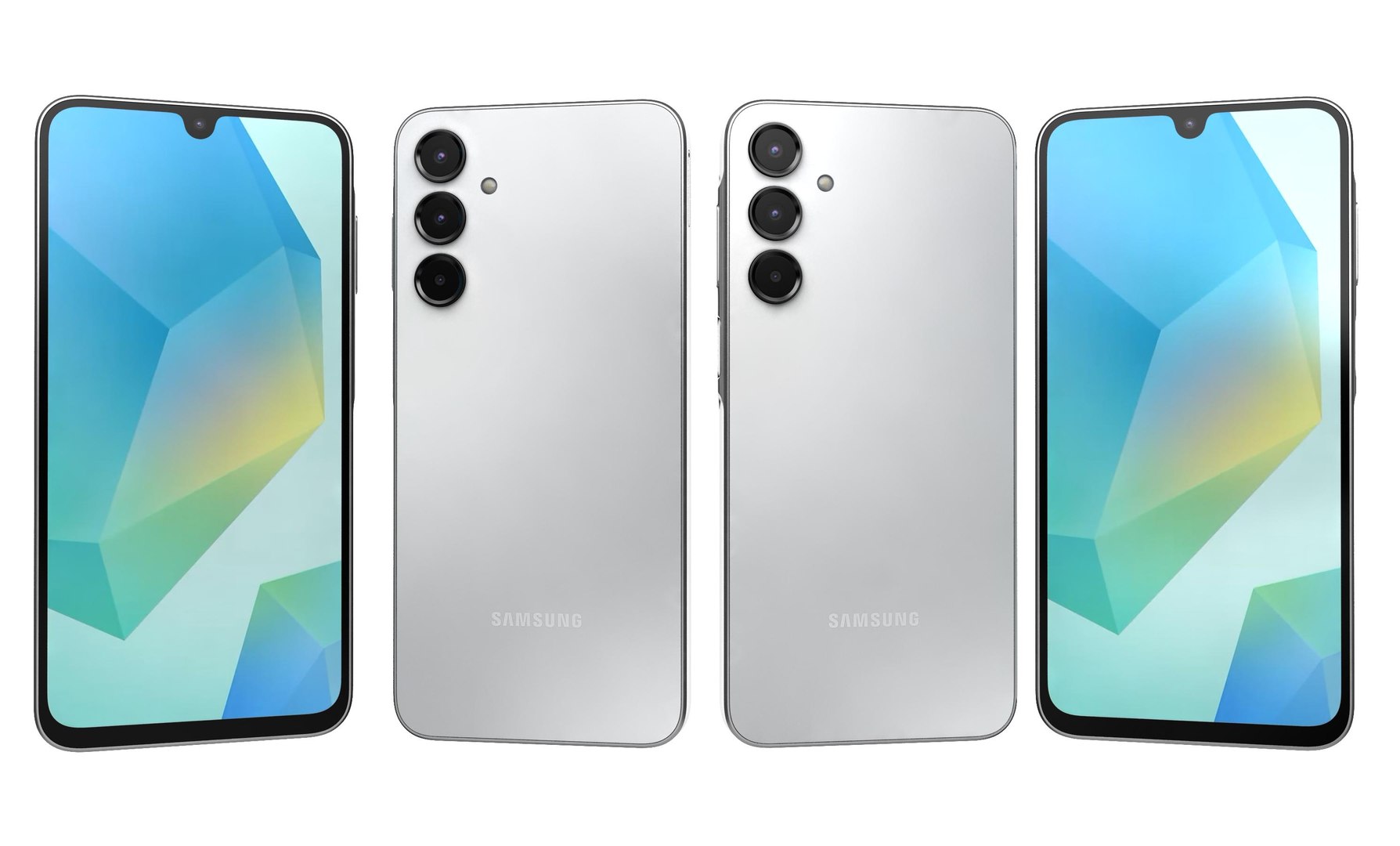 Samsung Galaxy A16 4G Light Gray 3D Model - TurboSquid 2321472