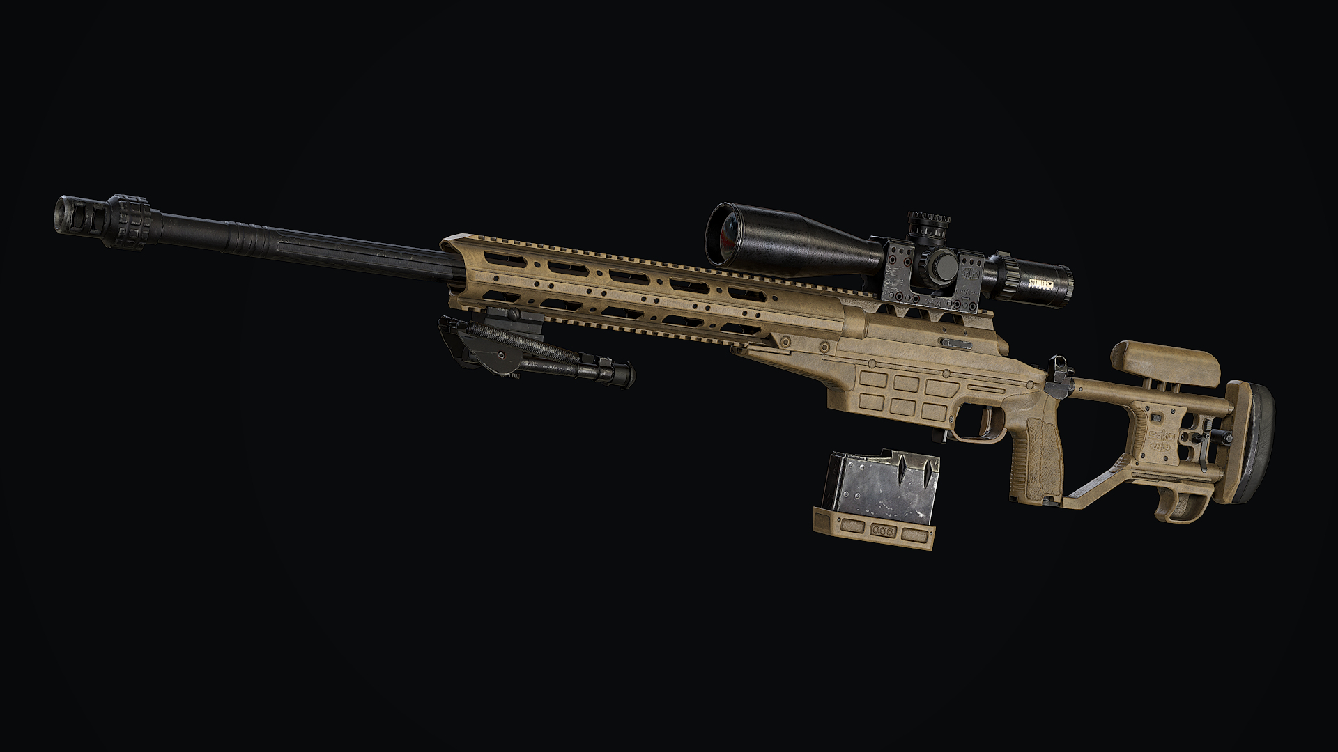 Sniper rifle SAKO TRG - M10 with optical sight "Steiner military ...