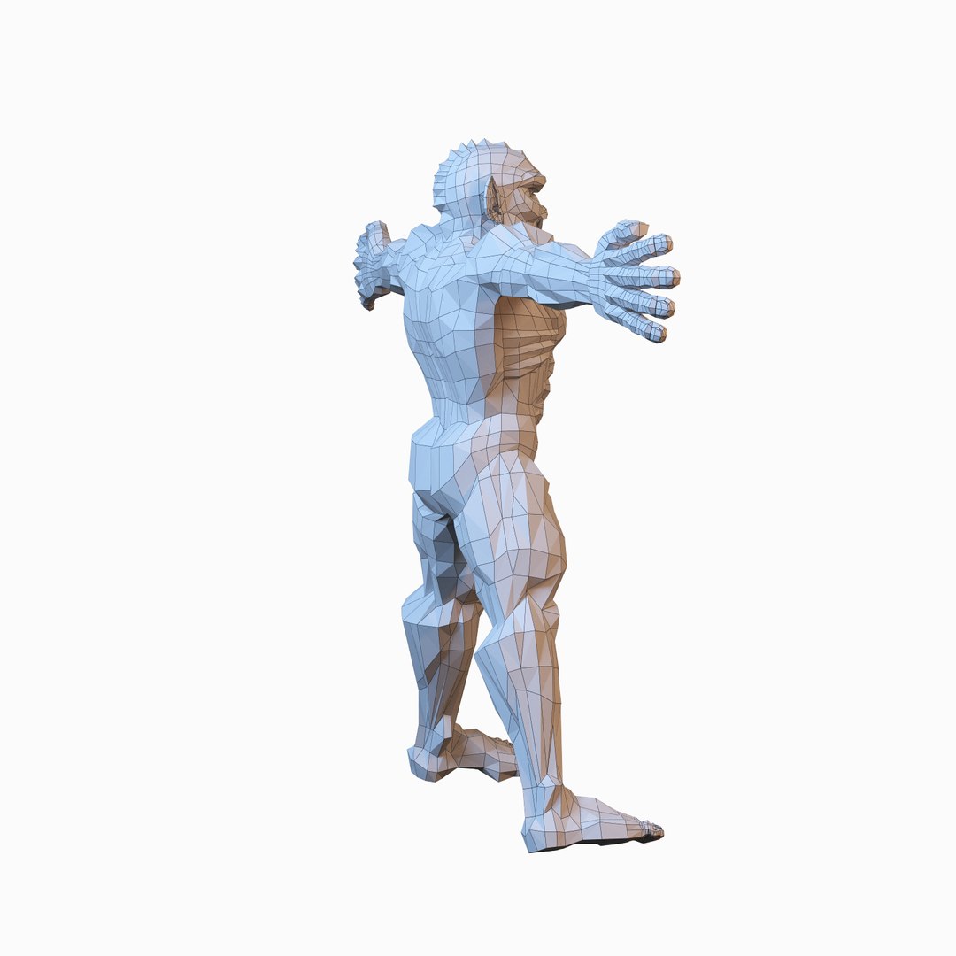 3ds Max Monster Human