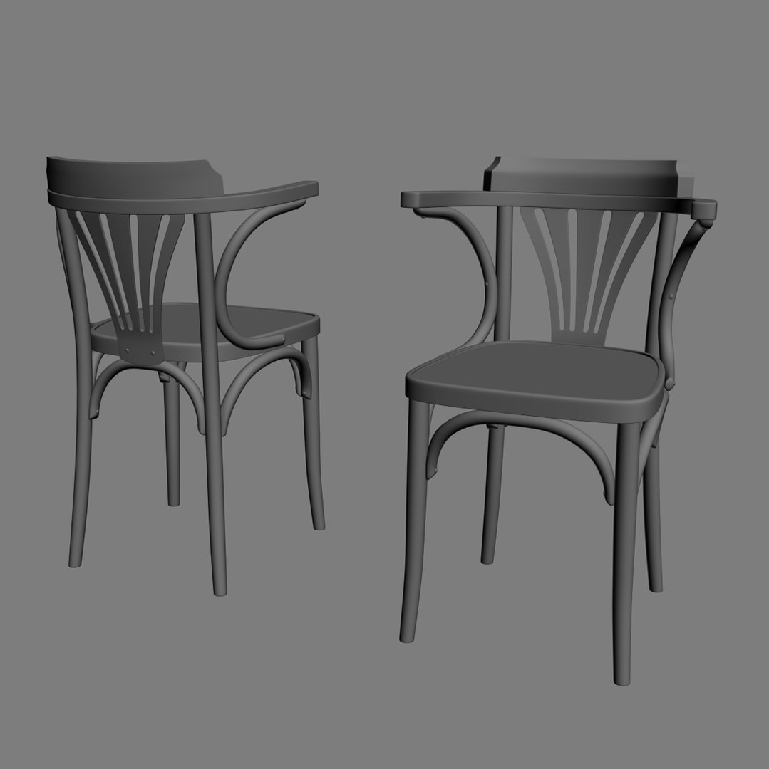 Vienna Chair 3D Model - TurboSquid 1213100