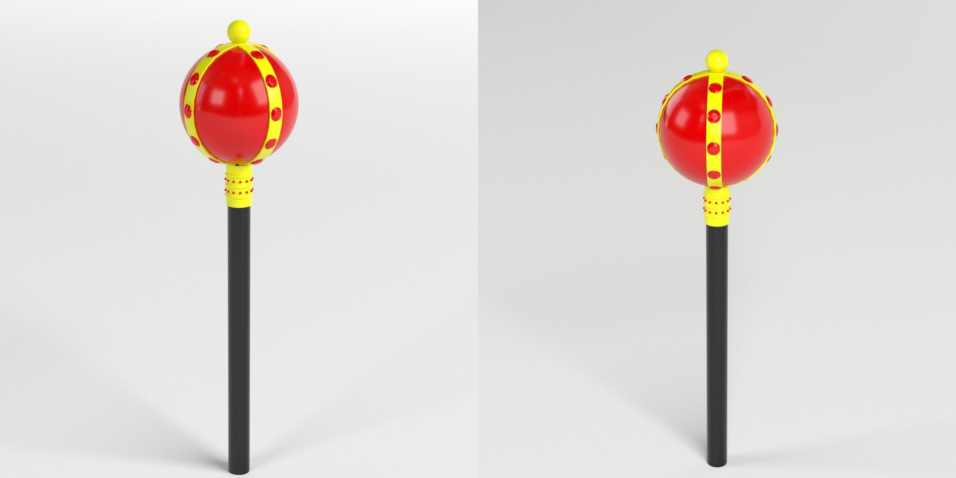 3D model toy royal scepter - TurboSquid 1422716