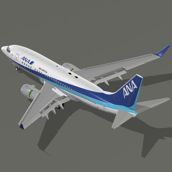 boeing 737-700 ana 3d model
