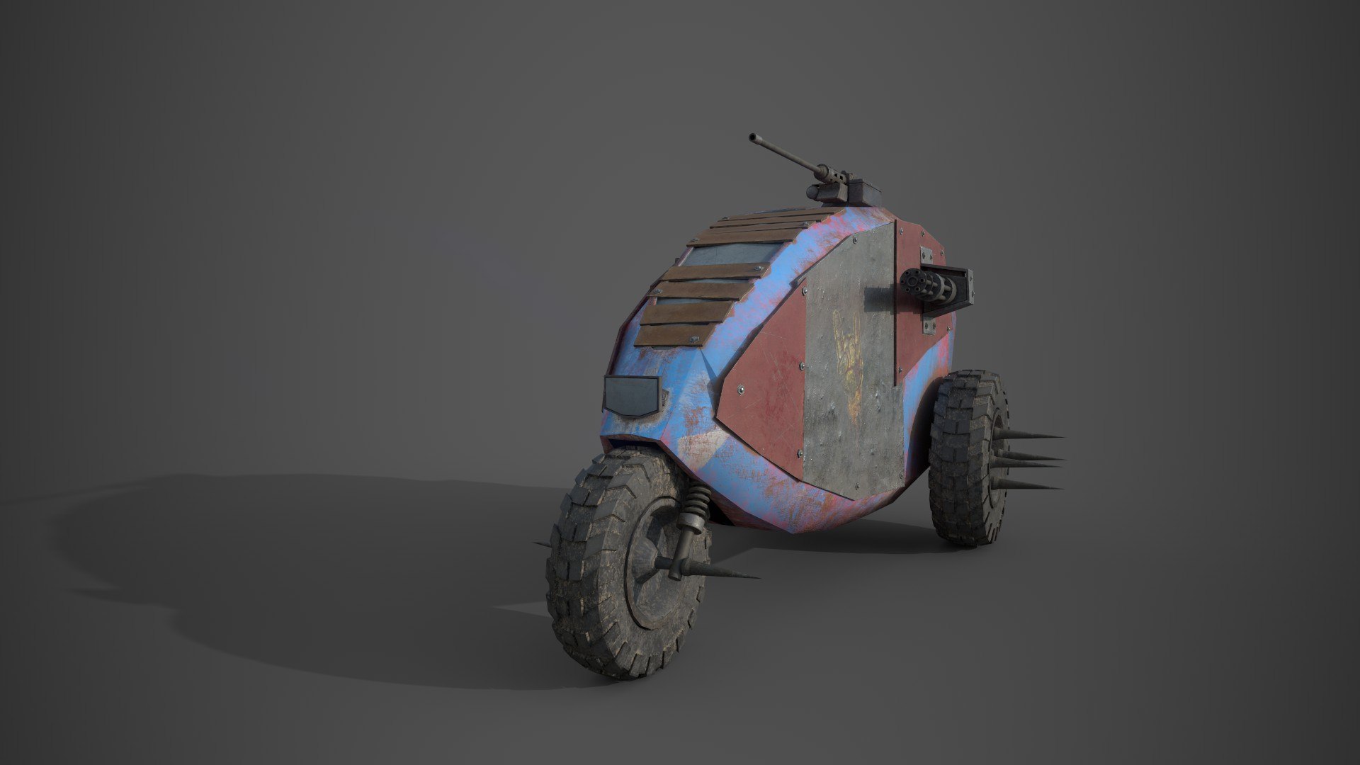 Post Apocalyptic Electric Monster 3D Model - TurboSquid 1575808