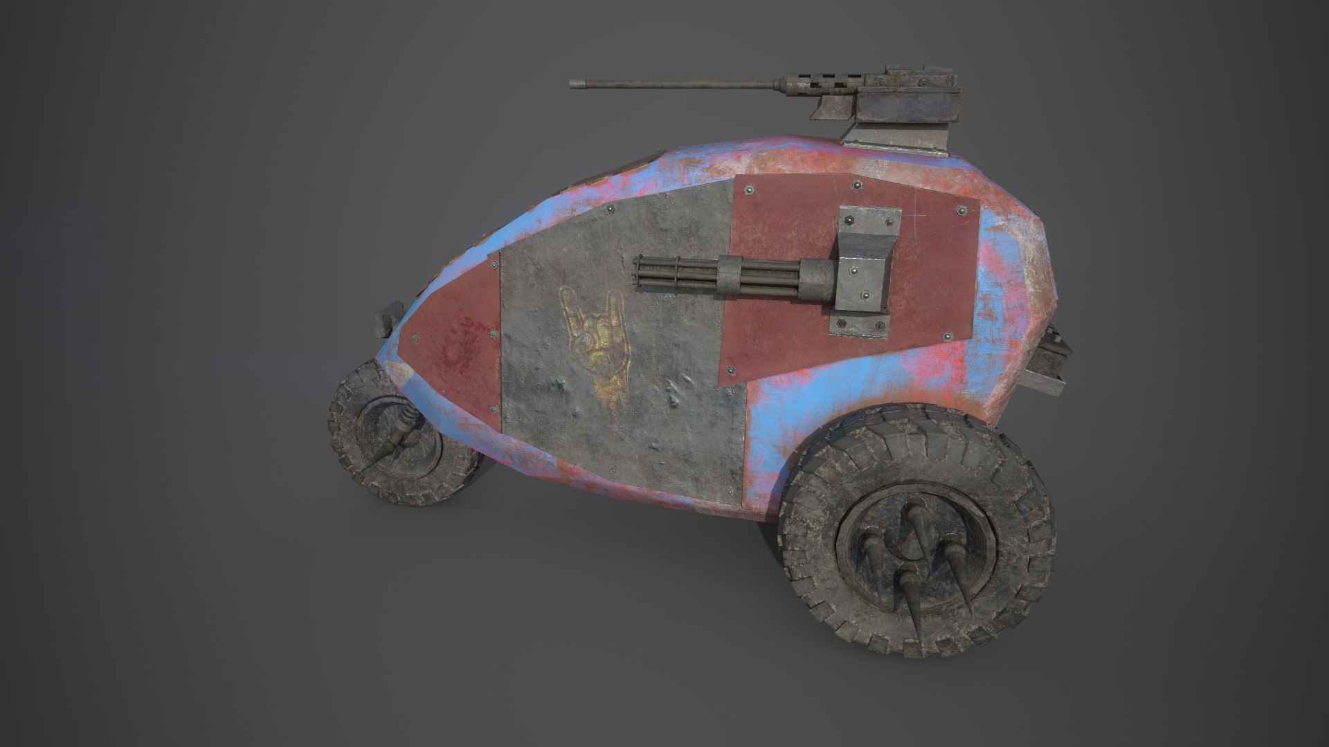 Post Apocalyptic Electric Monster 3D Model - TurboSquid 1575808