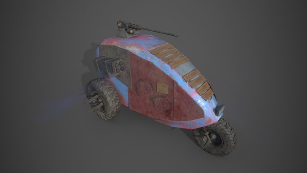 Post apocalyptic electric monster 3D model - TurboSquid 1575808