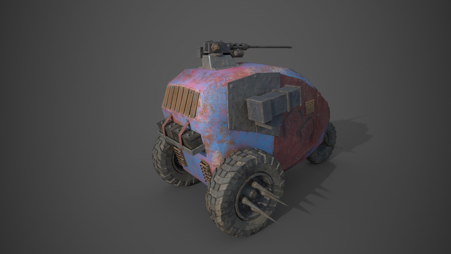Post Apocalyptic Electric Monster 3D Model - TurboSquid 1575808