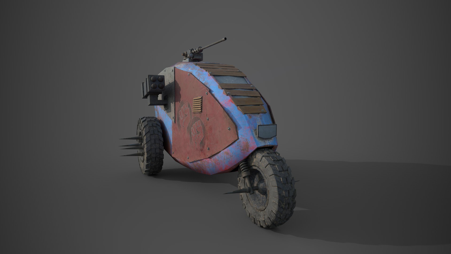 Post Apocalyptic Electric Monster 3D Model - TurboSquid 1575808