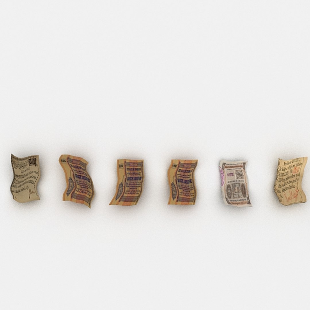 3d Small Lottery Ticket