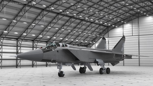 Supersonic Interceptor Aircraft Rigged3Dモデル - TurboSquid 1951696