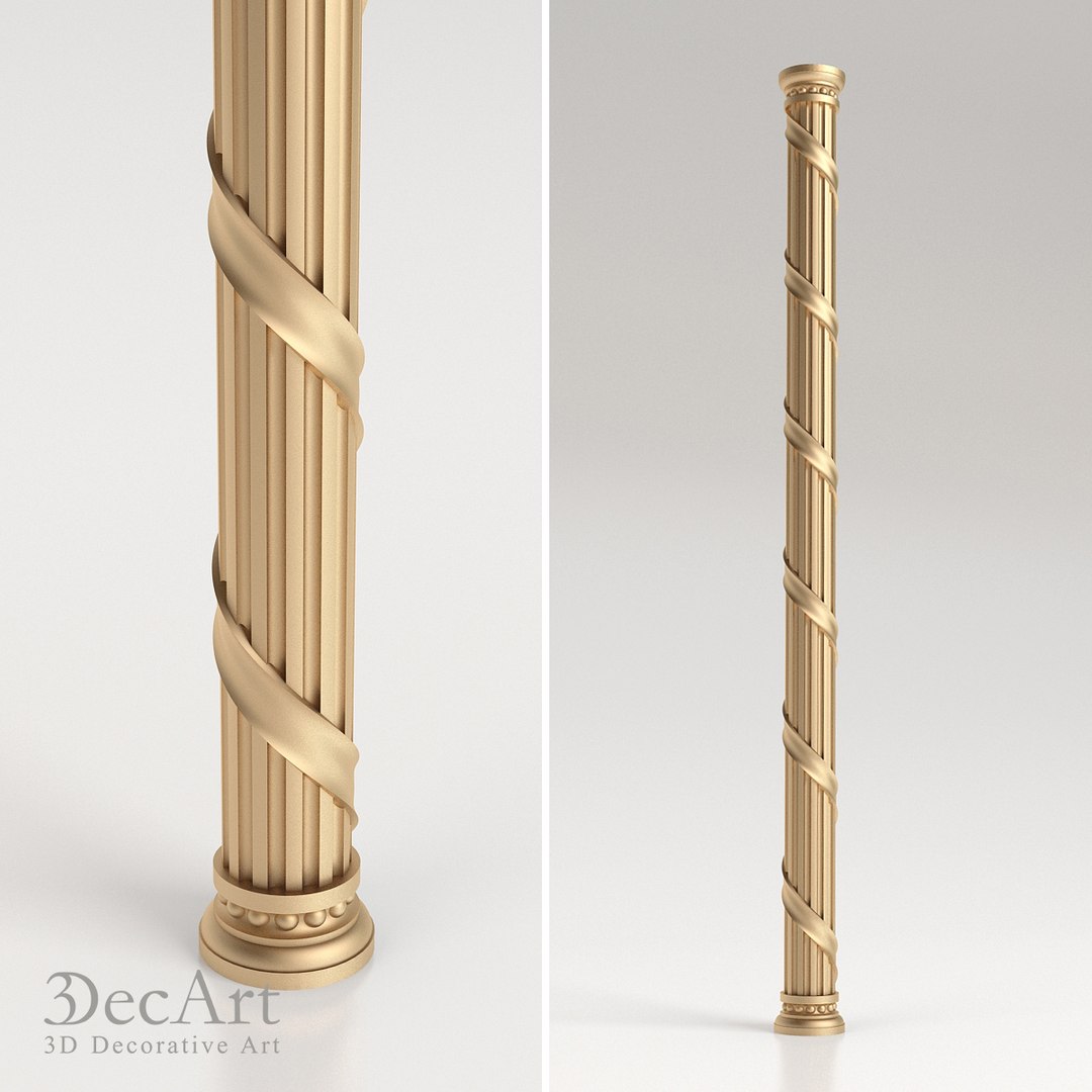 3d Decorative Columns