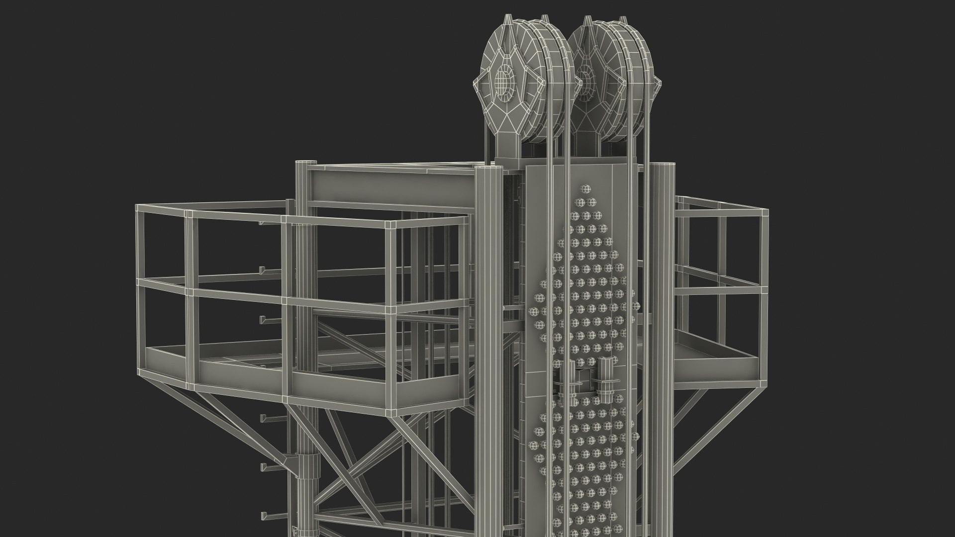 3D Drop Tower Ride Amusement Park Equipment Rigged - TurboSquid 1874855