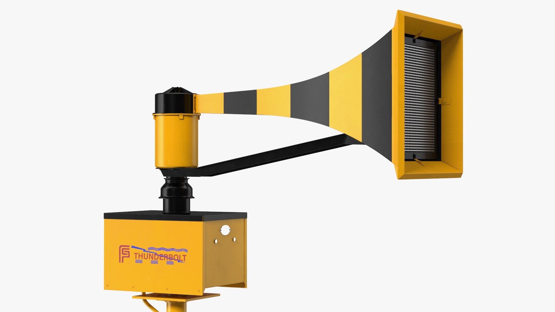 3D Tornado Siren Black Model - TurboSquid 1910042
