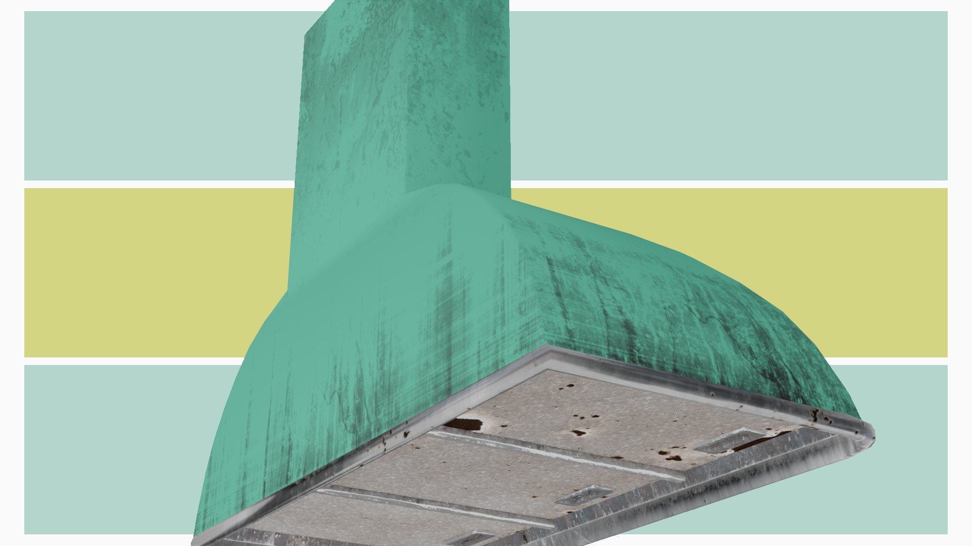 Vintage Kitchen Hood - Game Ready - Lowpoly 3D Model - TurboSquid 1972556