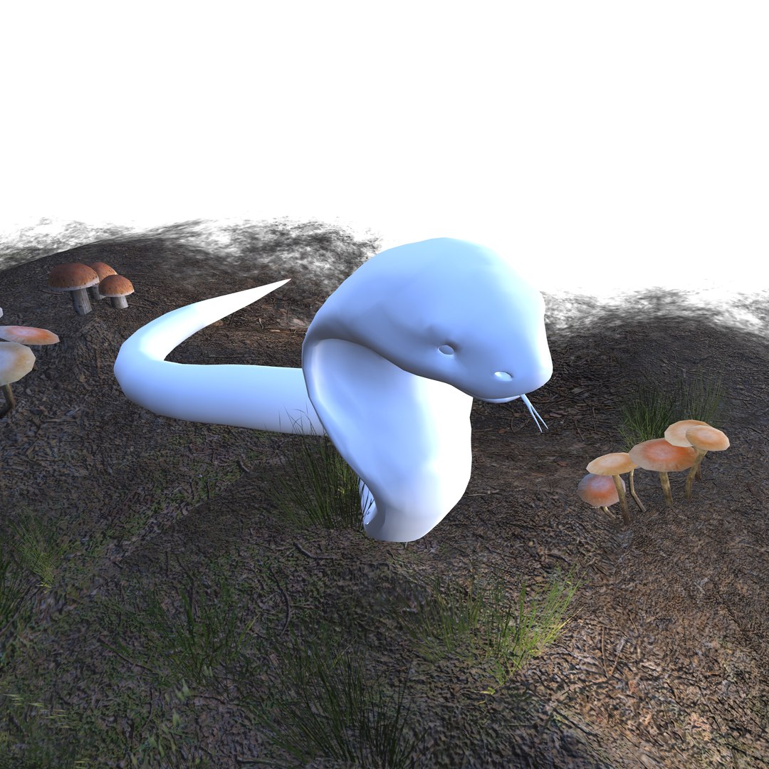 3D model MEGA GREEN Snake - TurboSquid 2086813