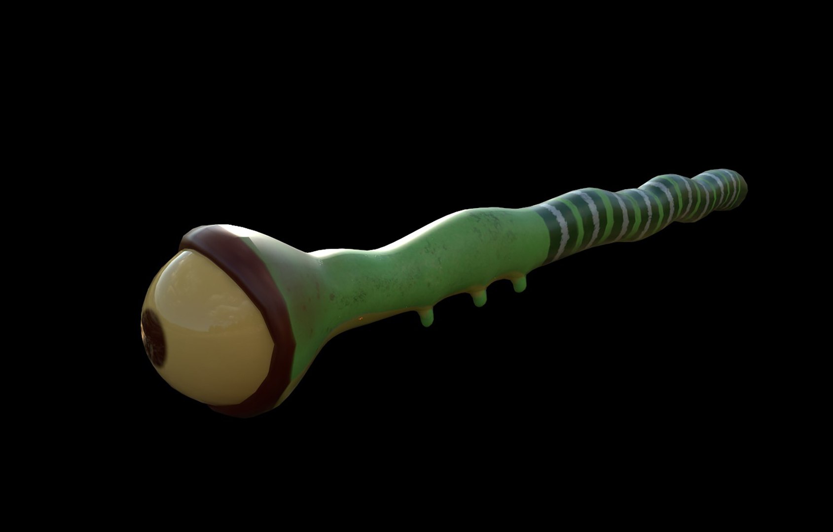 3D Model Inchworm Character - TurboSquid 1707232