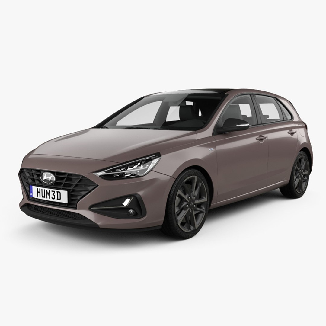3D model Hyundai i30 hybrid hatchback 2020 - TurboSquid 1812334